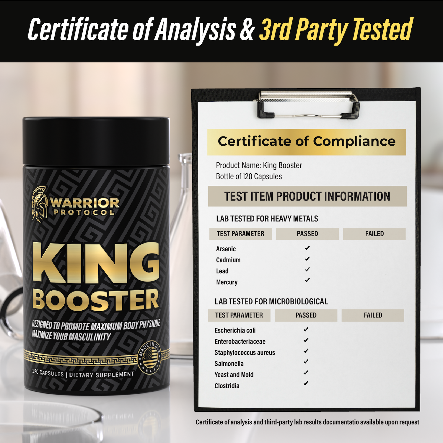 King Booster Supplement for Men – Warrior Protocol
